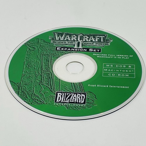 Warcraft 2 Beyond The Dark Portal Expansion Set MS-DOS & Macintosh ...