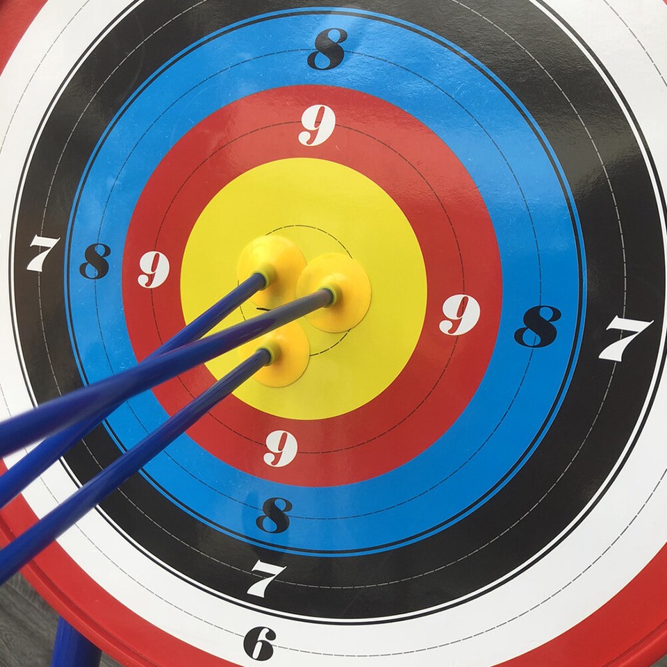 12x Children Sucker Arrows Suction Cup Archery Bow Practice Game Kids ...