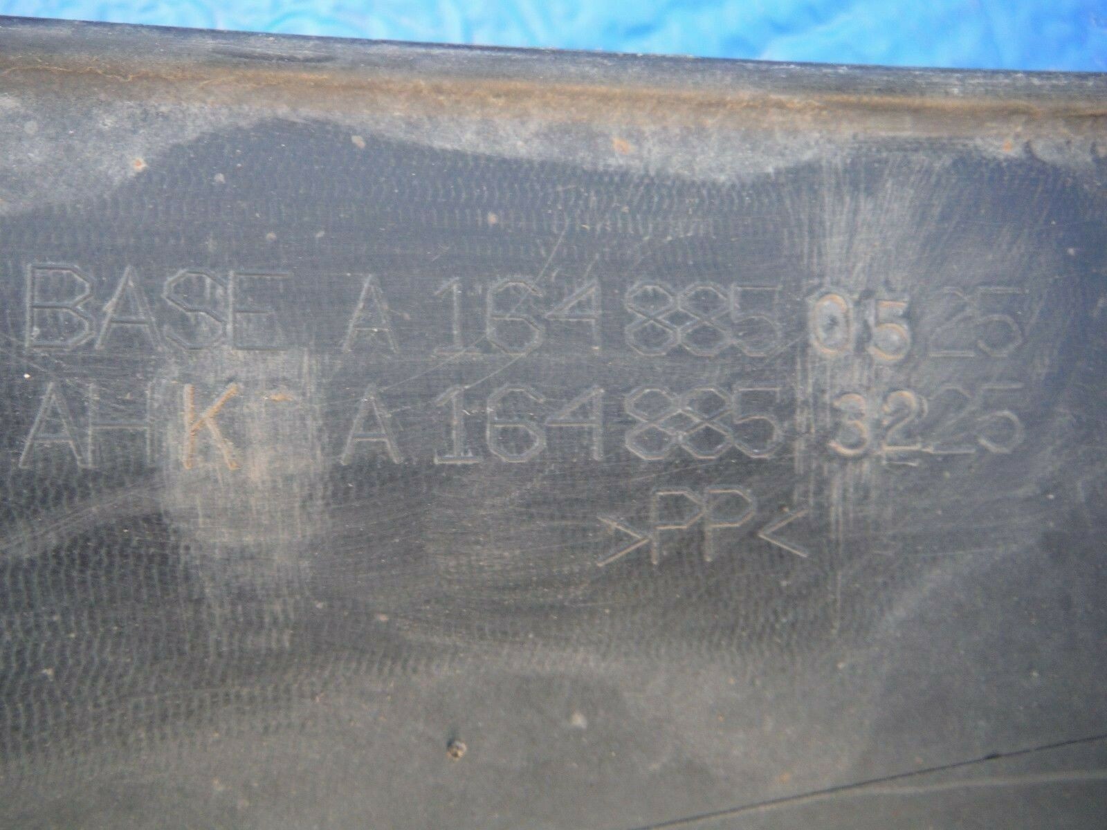 06 07 08 09 10 11 MERCEDES ML REAR BUMPER LOWER COVER VALANCE OEM ...