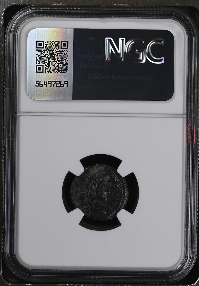 NGC Ch VF GLADIATOR REVERSE AE3 of Constantius II AD 337-361 CHOICE ...