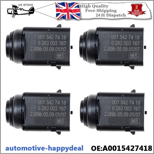 4X PDC Parking Sensor For Mercedes Benz A C CL CLK CLS E GL M ML R SL ...