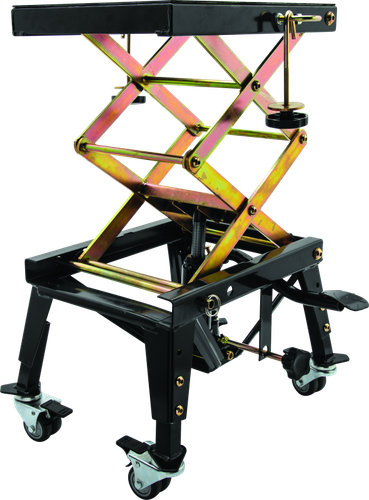 BikeMaster MX Scissor Lift with Wheels, Black | eBay