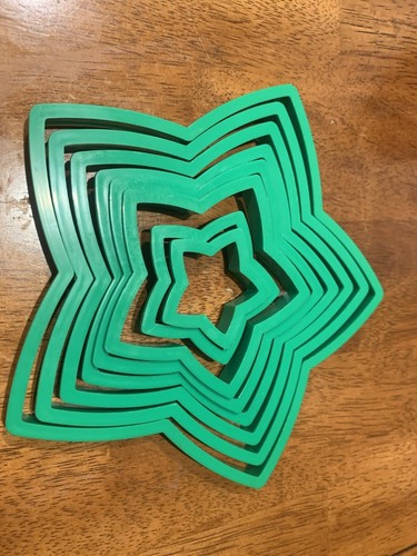 8 Pieces 3D Christmas Tree Cookie Cutter Set - Star Cutters XMAS Wilton ...