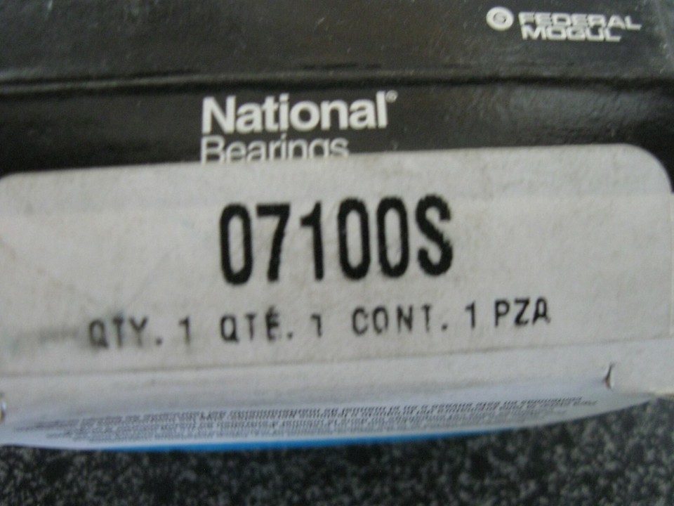 NEW NATIONAL WHEEL BEARING (PN 07100S) | eBay