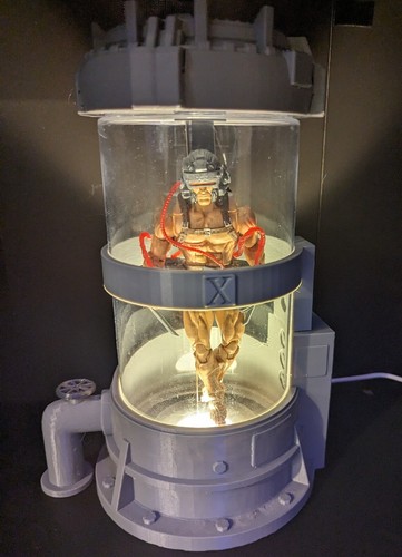Weapon X Wolverine CRYO CHAMBER for Marvel Legends WITH LED LIGHTING | eBay