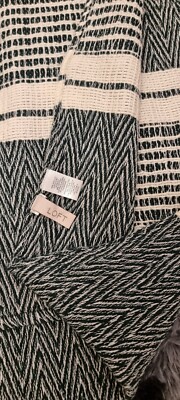 Loft Women Infinity Scarf Black - White | eBay