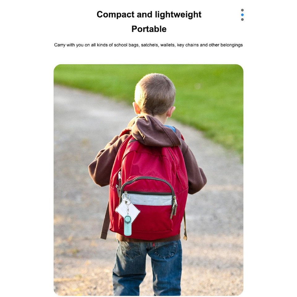 Personal Anti Rape Alarm Keychain 130dB SOS Emergency Safety Rescue ...