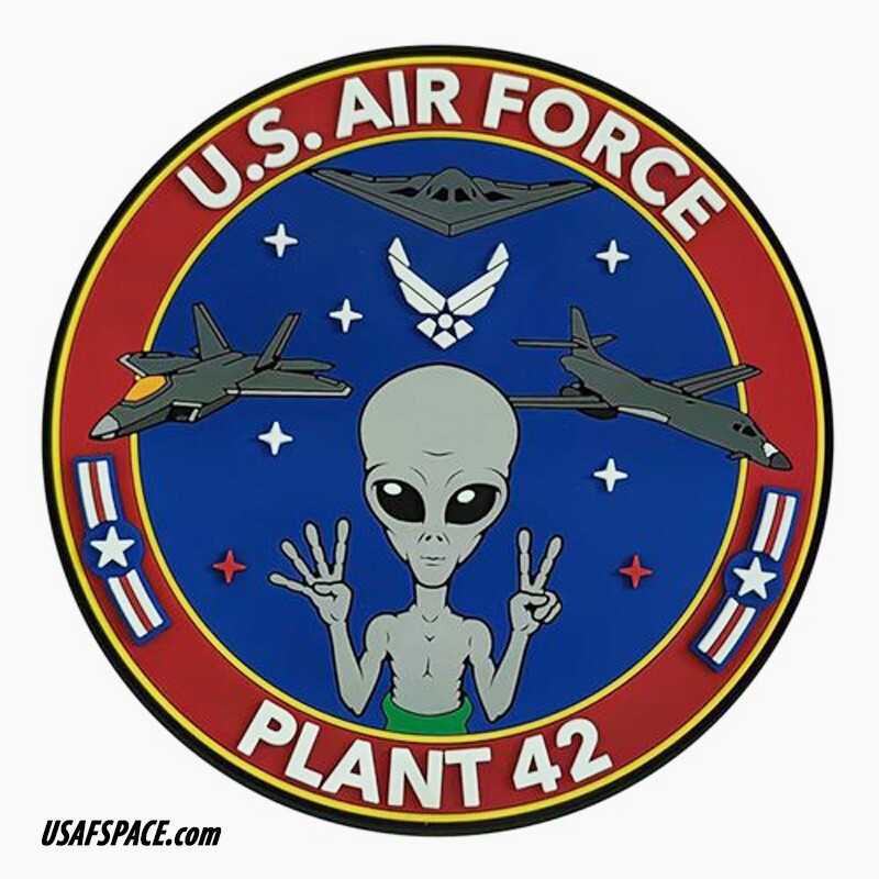 U.S. AIR FORCE -PLANT 42- NGAD AREA 51 USAF PVC VEL PATCH | eBay