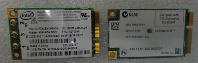 Intel 4965AGN WiFi Wireless-N Card For Lenovo IBM Thinkpad T61 X61 Z61 ...