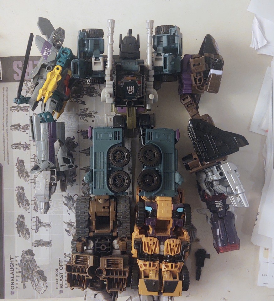 Transformers Combiner Wars BRUTICUS Complete Combiner Generations w ...