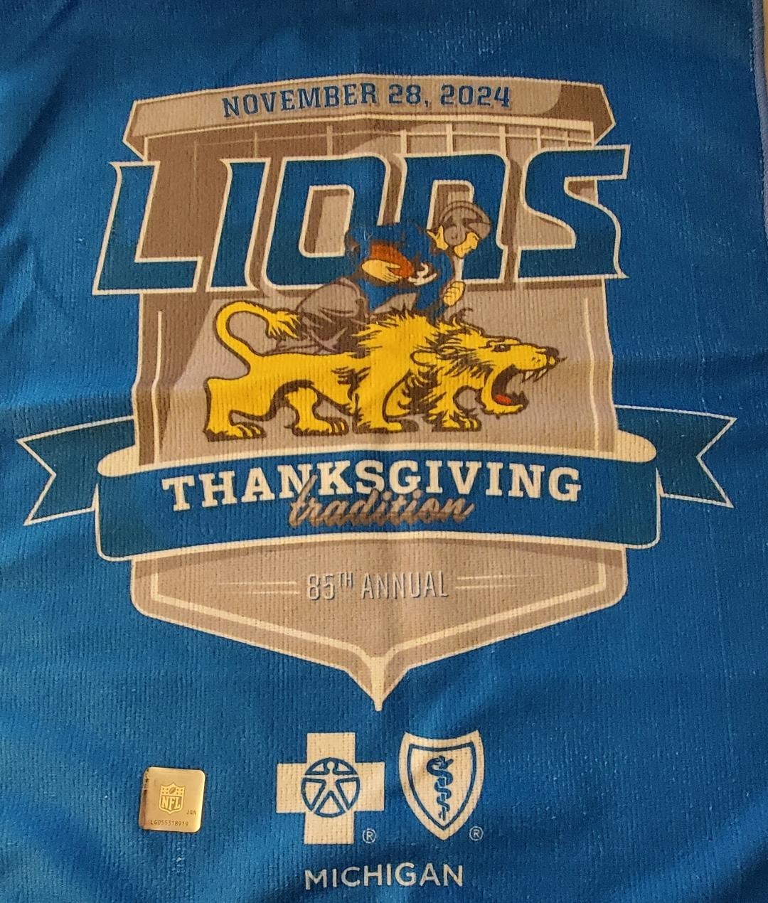 2024 Detroit Lions Thanksgiving Day Game vs. Bears Thanksgiving Rally ...