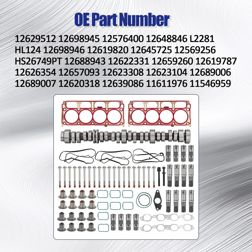 AFM Engine Rebuild Kit-Camshaft LS7 Lifters Kits For Chevy 6.2L ...
