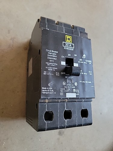 SQUARE D EDB34030 30A 3POLE MINI CIRCUIT BREAKER NSNB | eBay