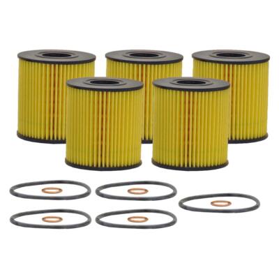 WIX Set of 5 Engine Motor Oil Filters 57512 for Mini Cooper R55 R56 R57 ...