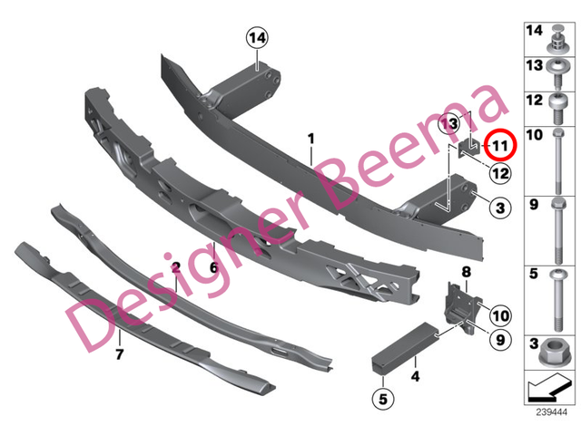 BMW 51647247665 Genuine OEM Mount Bracket for sale online | eBay