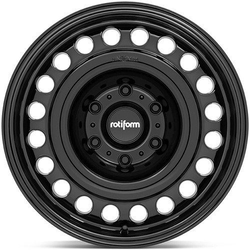 4 Wheels 18" Rotiform STL 18x9 5x130 Gloss Black 25ET 84.1CB ...