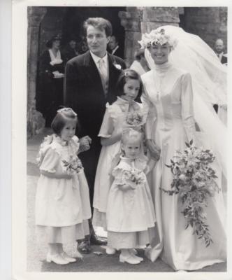 Married... Katie Rabett & Husband Kit Hesketh-Harvey 6/9/86 -Press ...