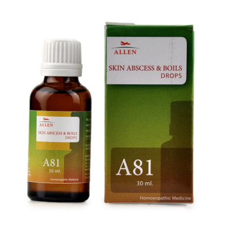 Allen Homeopathic A81 Skin Abscess And Boils Drops (30ml) Free Shipping ...