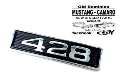 428 Hood Scoop Emblem - Chrome Plated | eBay