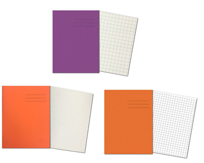 A5 Exercise Writing Squares Books Maths Graph Book 10mm 7mm 5mm 80 ...