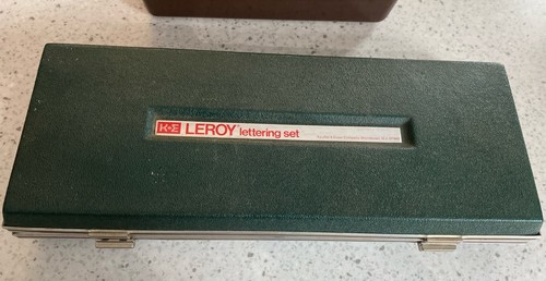 K&E Leroy Lettering Set Keuffel & Esser Drafting Kit VINTAGE | eBay