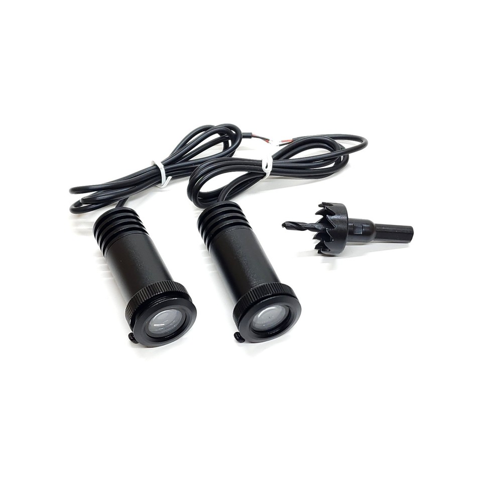 2Pc Universal Puddle Light Kit - DIY Retrofit/Wireless for Chevrolet | eBay
