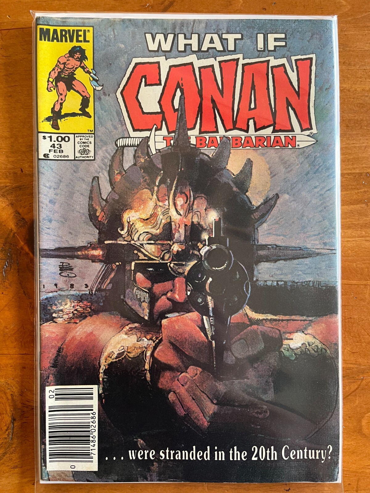 What If #43 - Conan in 20th Century; Marvel 1984 VF | eBay