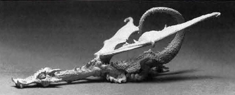 Ral Partha 01-094 Tom Meier's Golden Dragon (Dragons) Winged Drake ...