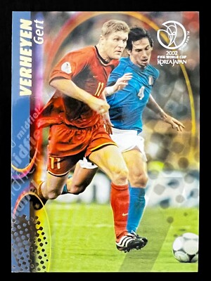 2002 Panini FIFA World Cup Korea Japan Soccer Card Gert Verheyen #28 ...