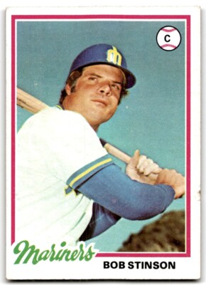 1978 Topps Bob Stinson Seattle Mariners #396 | eBay