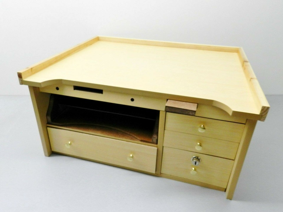 Jewelers Bench Work Table Top Jewelry Repair Watch Hobby & Craft Bead ...
