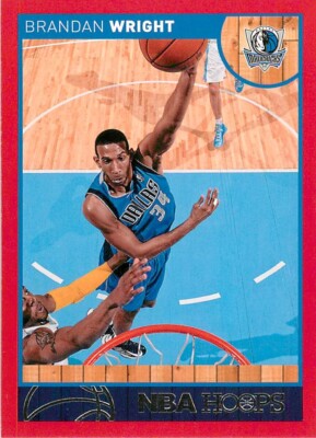BRANDON WRIGHT 2013-14 NBA HOOPS RED BORDER #259 MAVERICKS | eBay