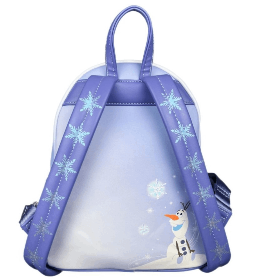 Loungefly Disney Frozen Elsa castle with Olaf Mini Backpack | eBay