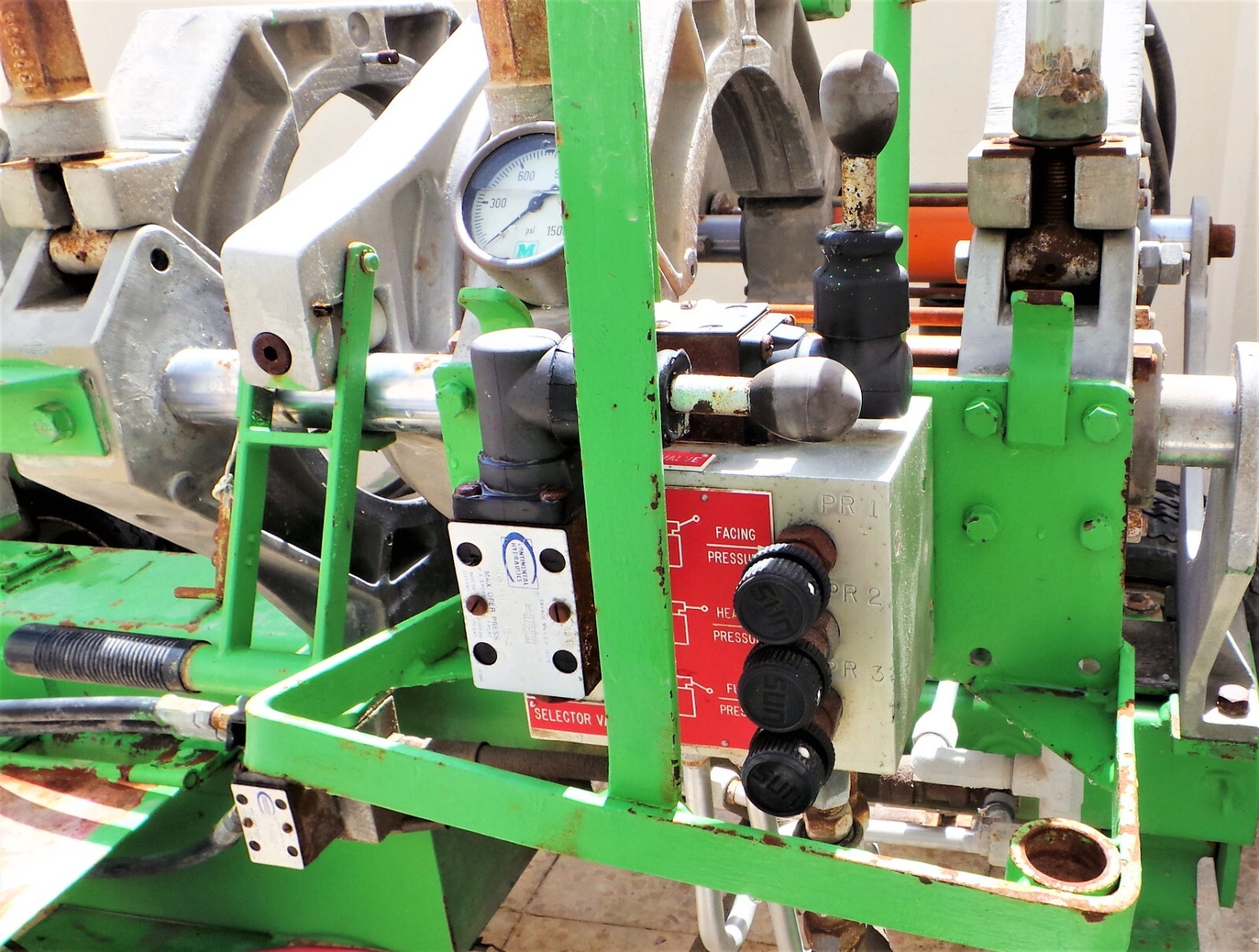 McElroy Pipe Fusion Machine with Heating Iron #9213800-2 | eBay