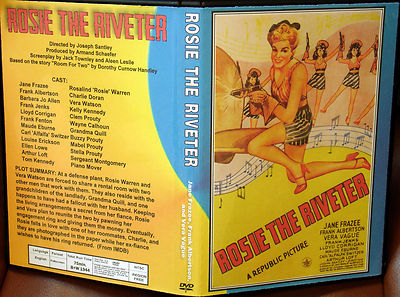ROSIE THE RIVETER 1944 - DVD - Jane Frazee Frank Albertson Vera Vague ...