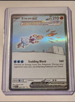 Eiscue ex - Full Art - Obsidian Flames - Special Illustration Rare 222/ ...