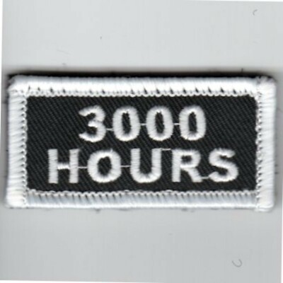 USAF AIR FORCE FSS 3000 HOURS BLACK HOOK & LOOP EMBROIDERED JACKET ...