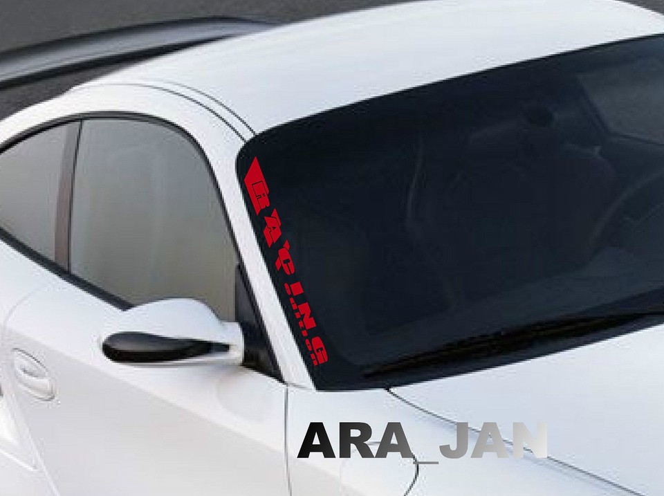 Windshield Racing Edition Decal Sticker sport car logo performance ...