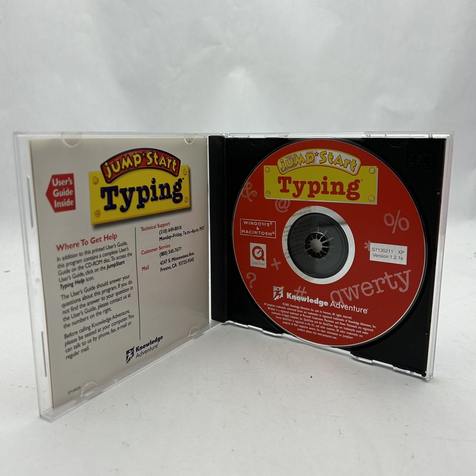 Jump Start Typing For Kids (Cd-rom 1997 KnowLedge Adventure) | eBay