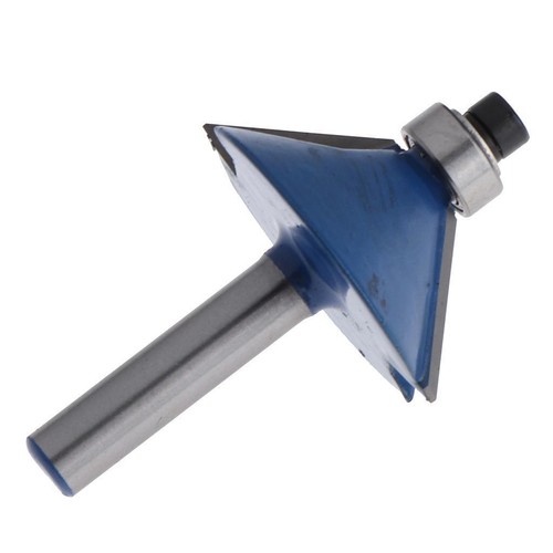 45° Degree Chamfer& Bevel Edging Bit Woodworking Cutter 1/4'' , NEW | eBay