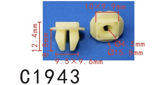 20pcs Fit Nissan Infiniti Front Bumper cover grommets 850991MA0A by ...