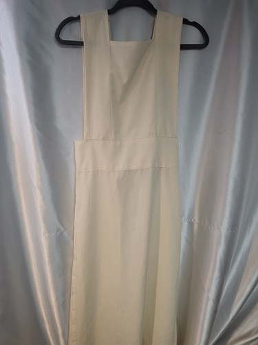 handmade Amish mennonite plain clothing woman bib apron yellow S/M w 30 ...