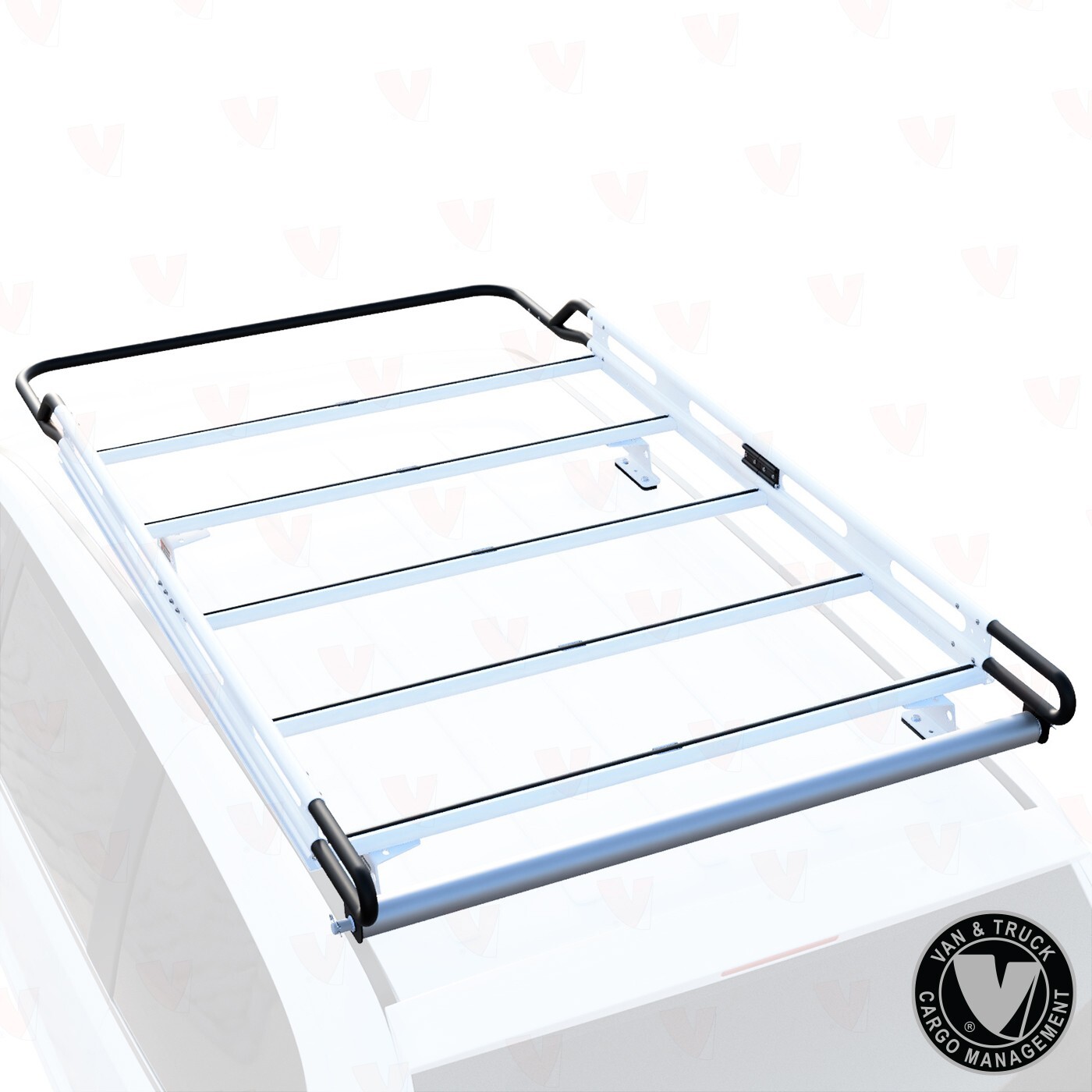 Universal Premium Heavy-Duty Aluminum White Ladder Rack for Minivan ...