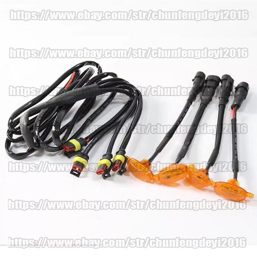 4pcs Yellow Front Grille LED Light Raptor Style For Toyota Highlander ...