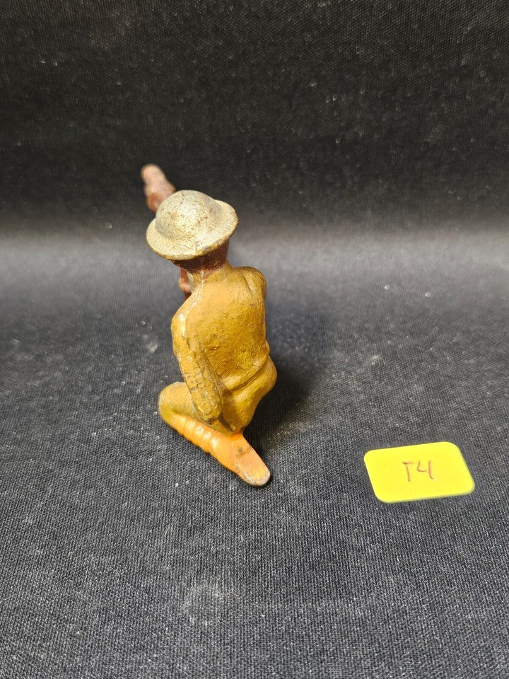 Vintage Barclay Manoil Lead Army "Kneeling Down Machine Gunner" Soldier ...