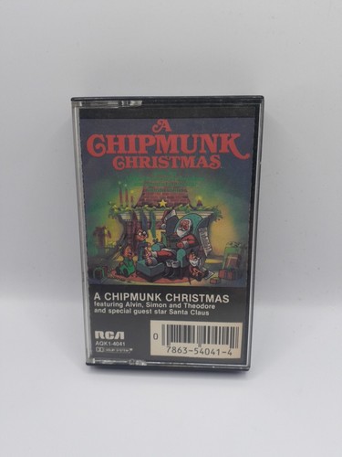 1981 A CHIPMUNK CHRISTMAS Alvin Simon Theodore THE CHIPMUNKS Cassette ...
