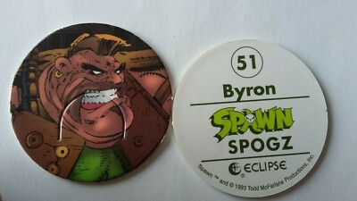 SPAWN Spogz Pogs by Eclipse Todd McFarlane, 1993 #51 - Byron | eBay