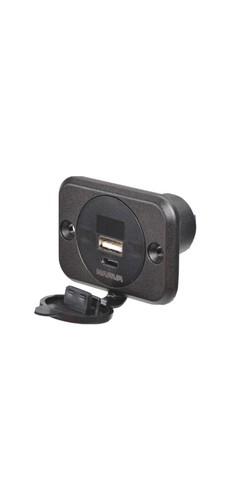 Narva USB & USB-C Flush mount Sockets with Volt & Amp Meter Display 4x4 ...