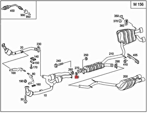 Genuine MERCEDES A208 A209 C208 C209 C215 C219 CL203 Sealing ring ...