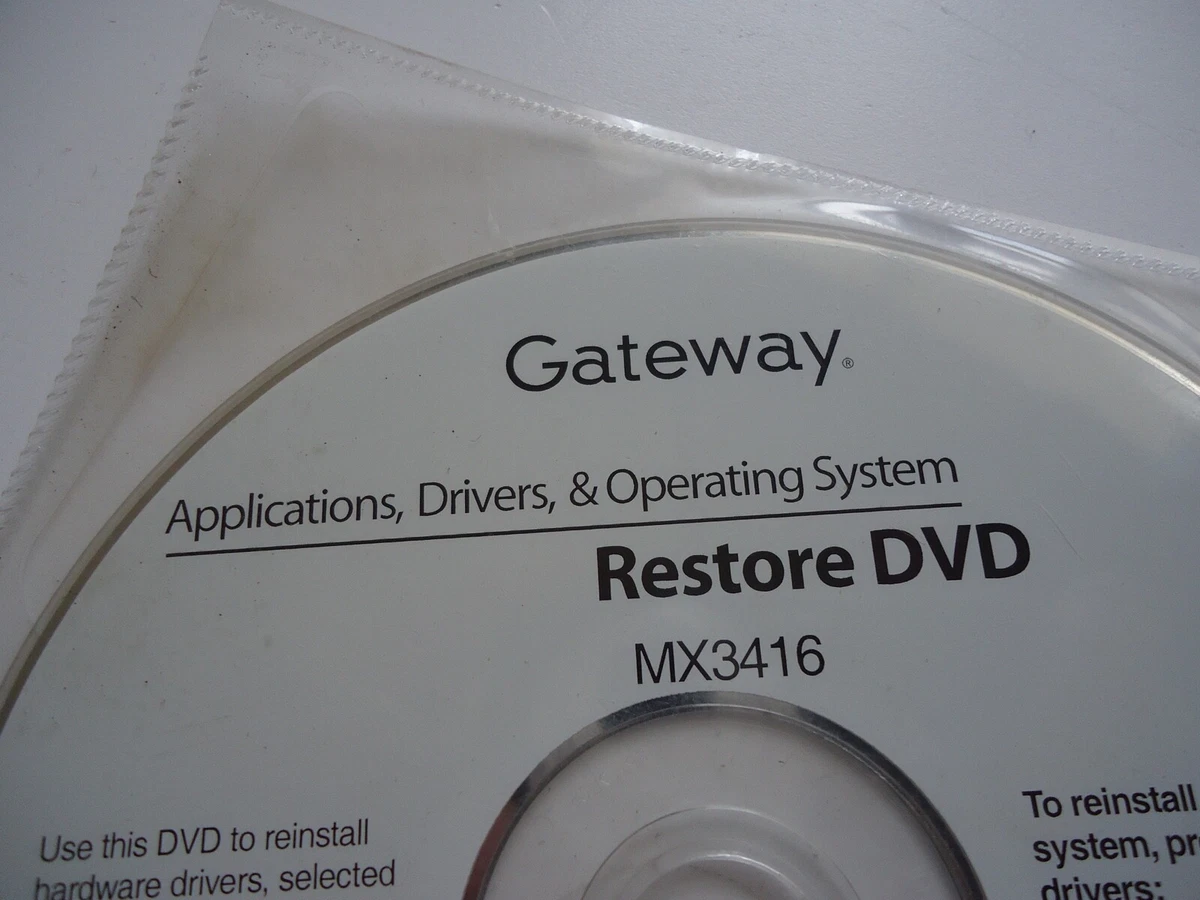 Complete System Restore Gateway